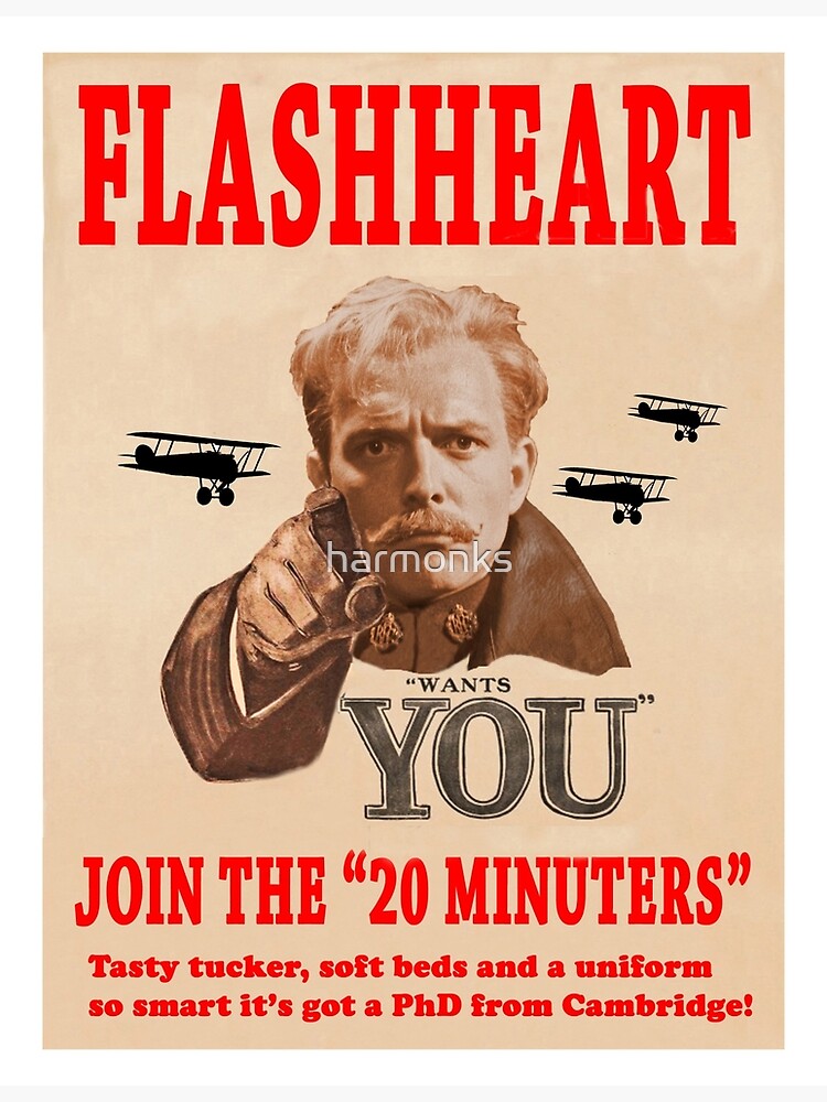 "FLASHHEART WANTS YOU" Poster for Sale by harmonks | Redbubble