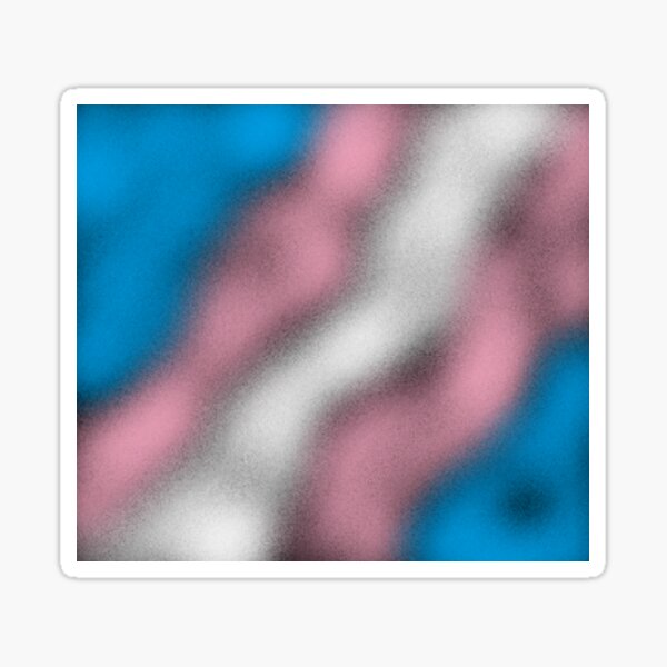 "Subtle Transgender Flag" Sticker by CyprusFlower21 | Redbubble