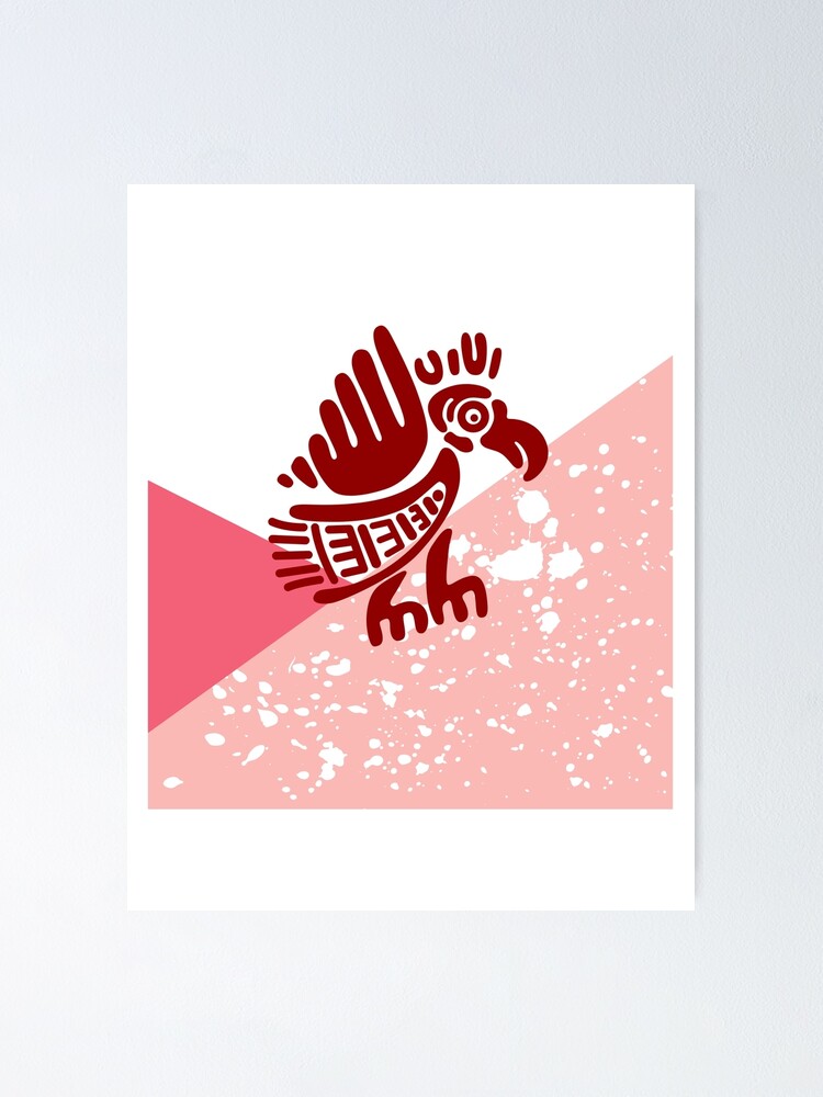 "Cave Bird Symbol" Poster by jonnyglobal | Redbubble