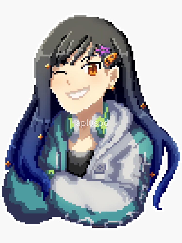 "Pixel An Shiraishi" Sticker for Sale by aplusod | Redbubble