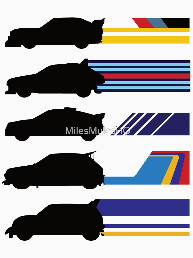 "Group B Rally Class of 1986" T-shirt for Sale by MilesMylesHQ ...