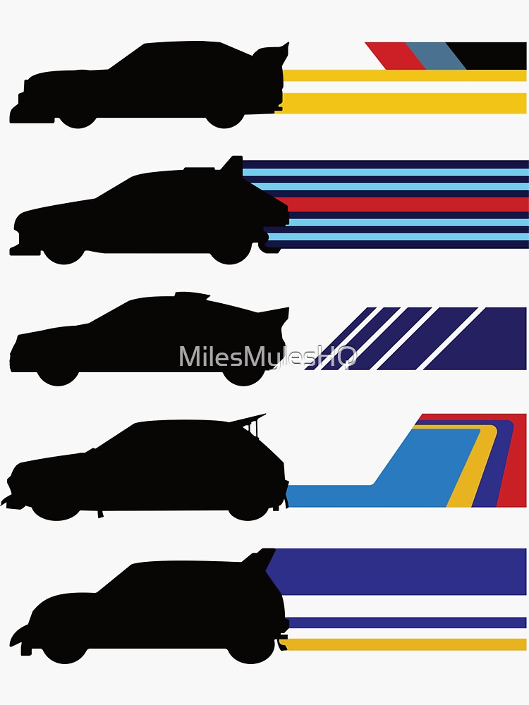 "Group B Rally Class of 1986" Sticker by MilesMylesHQ | Redbubble