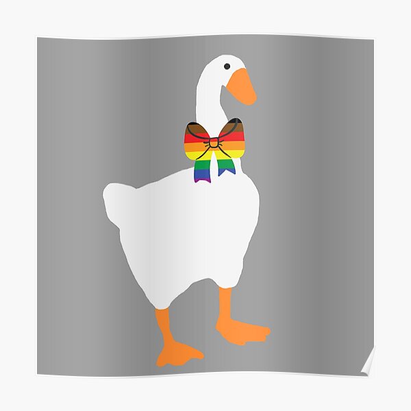 "Horrible goose - New Inclusive LGBTQ+ flag Ribbon" Poster by ...