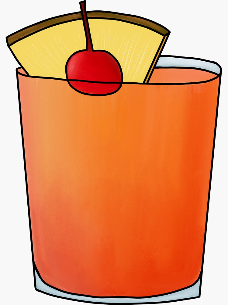 "Mai tai" Sticker for Sale by hayleykoteff | Redbubble