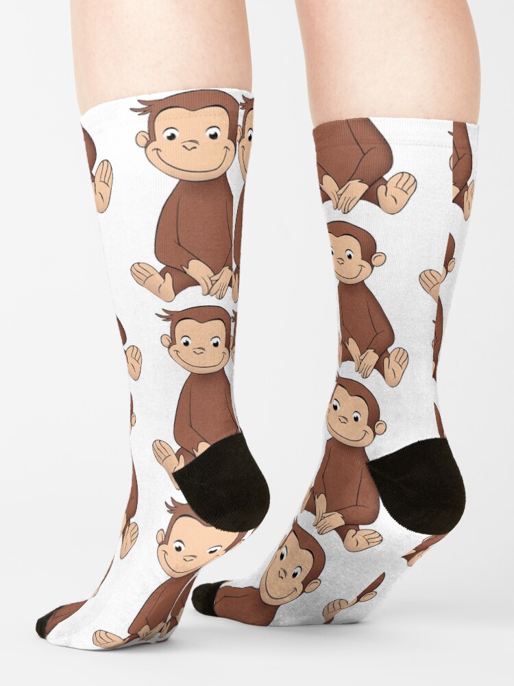 "Curious George" Socks for Sale by Cuteshoppe | Redbubble