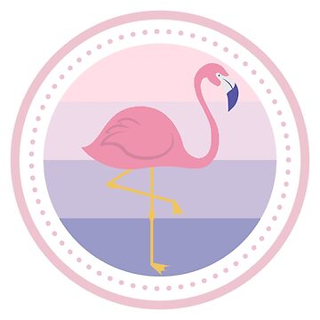 "FLIMFLAM flamingo" Sticker for Sale by MyLucidDreams | Redbubble