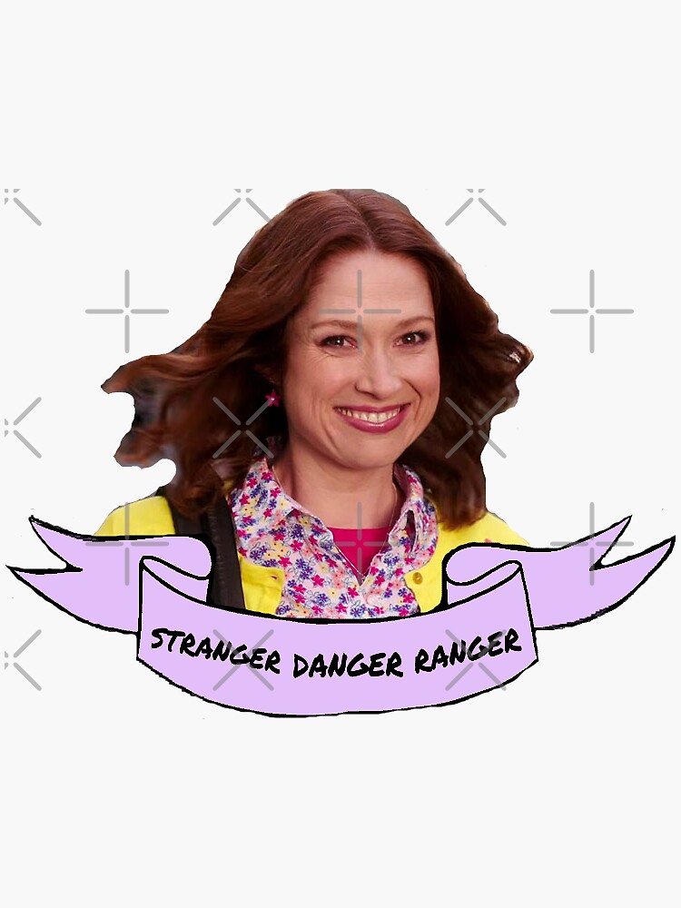 "Kimmy Schmidt Stranger Danger Ranger" Sticker by katietruppo | Redbubble