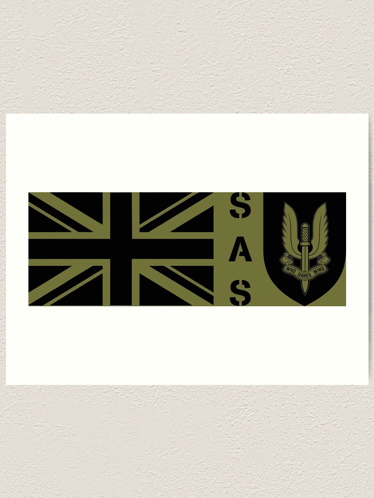 "British SAS Special Air Service Logo" Art Print by aliberalino | Redbubble