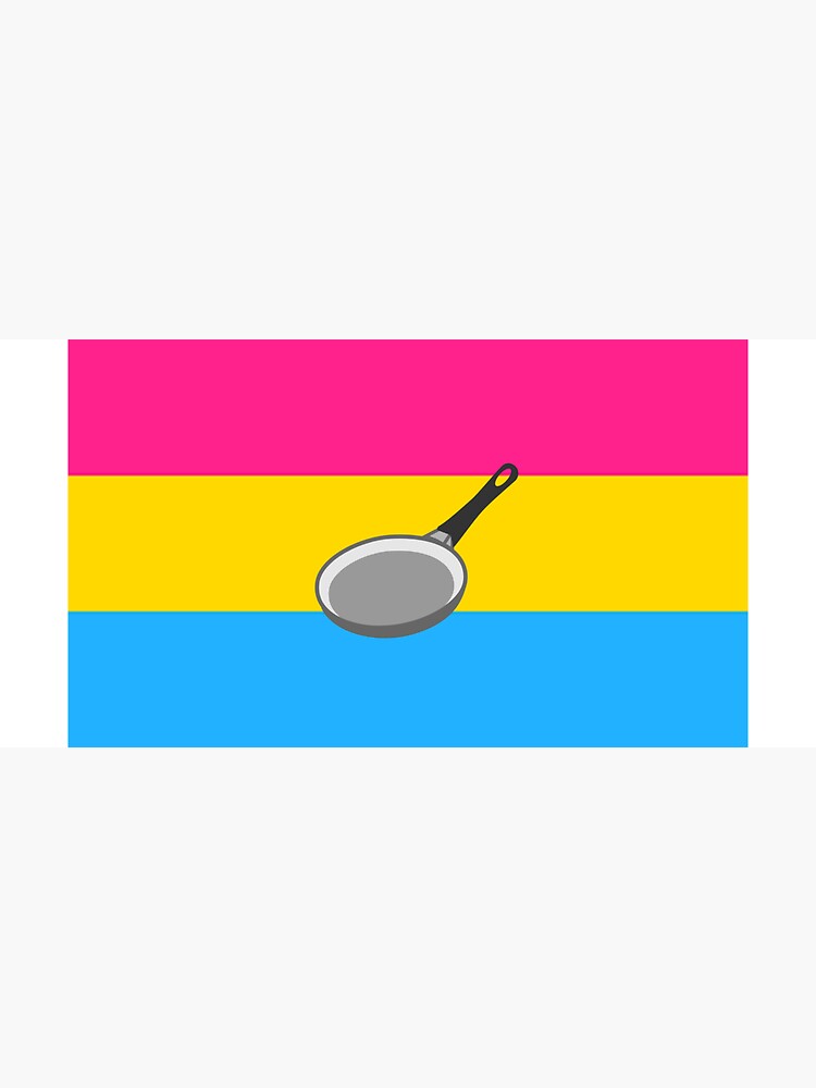 "Pansexual Pride Flag with Pan" Sticker for Sale by acobrien | Redbubble