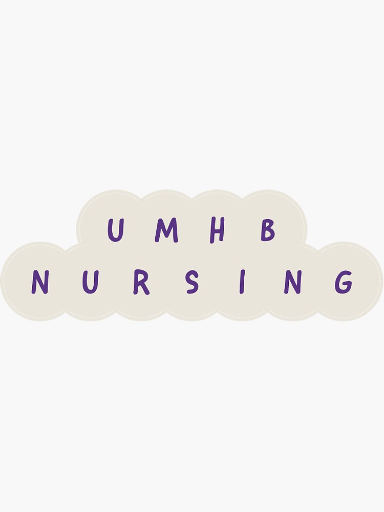 "UMHB nursing" Sticker for Sale by ZachStickies | Redbubble