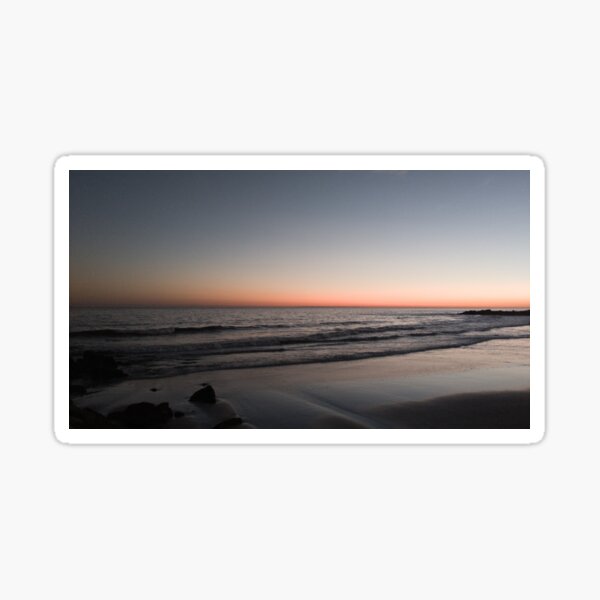"Beach Sunset at Rockaway" Sticker for Sale by jeremydschwartz | Redbubble
