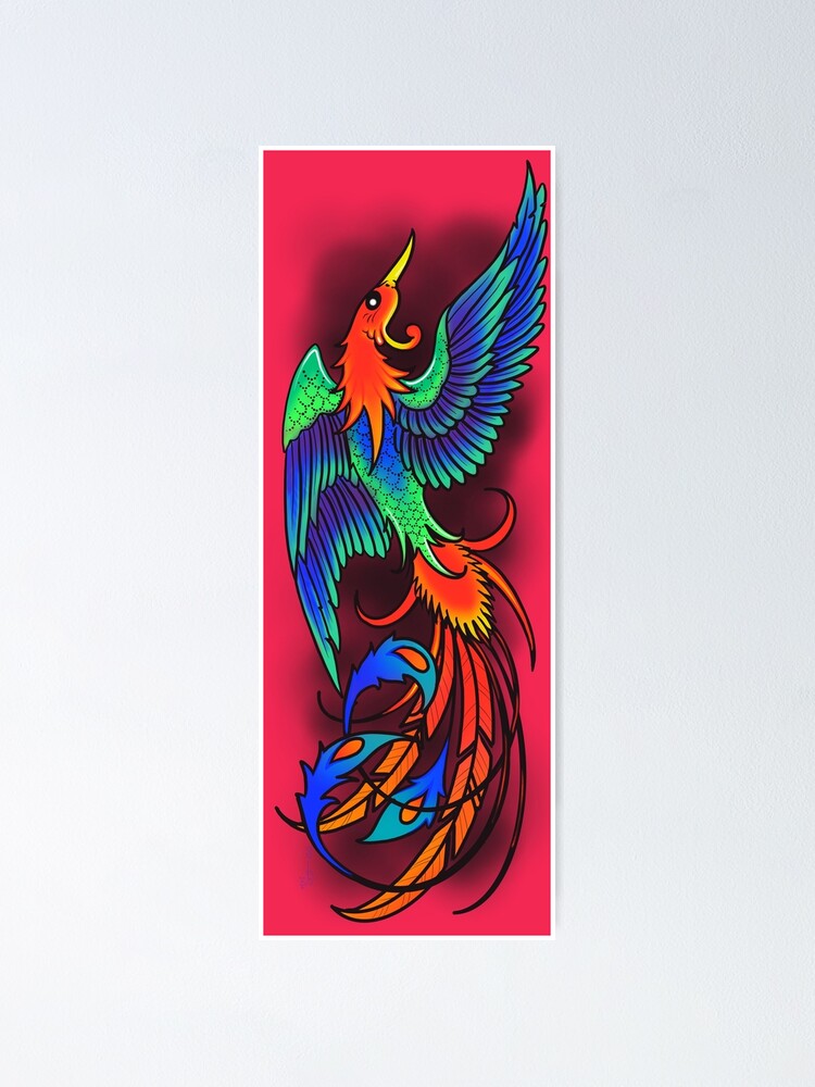 "Phoenix " Poster for Sale by MetroInk | Redbubble
