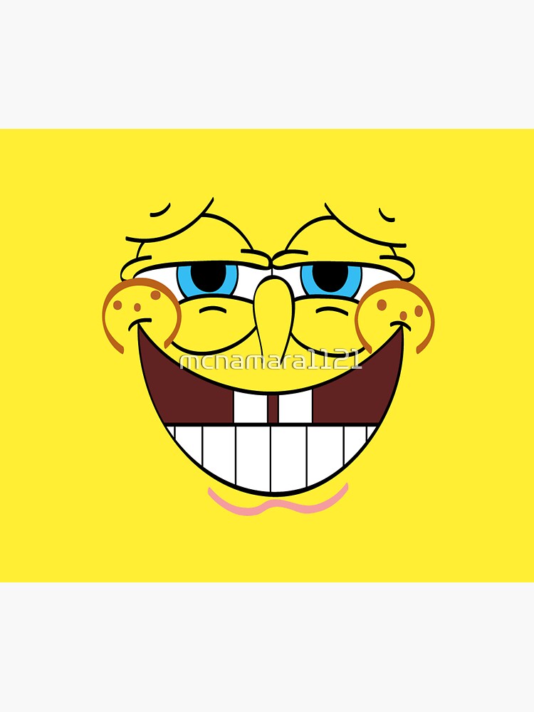 "sponge face" Sticker for Sale by mcnamara1121 | Redbubble