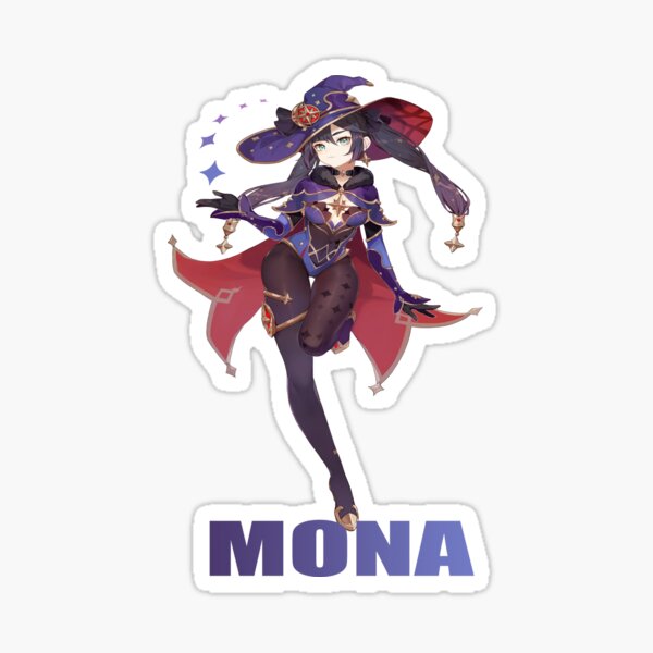 "Genshin Impact - Mona" Sticker by Stafford96 | Redbubble