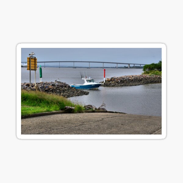 "Boat Launch Ramp - Stockton NSW Australia" Sticker for Sale by ...