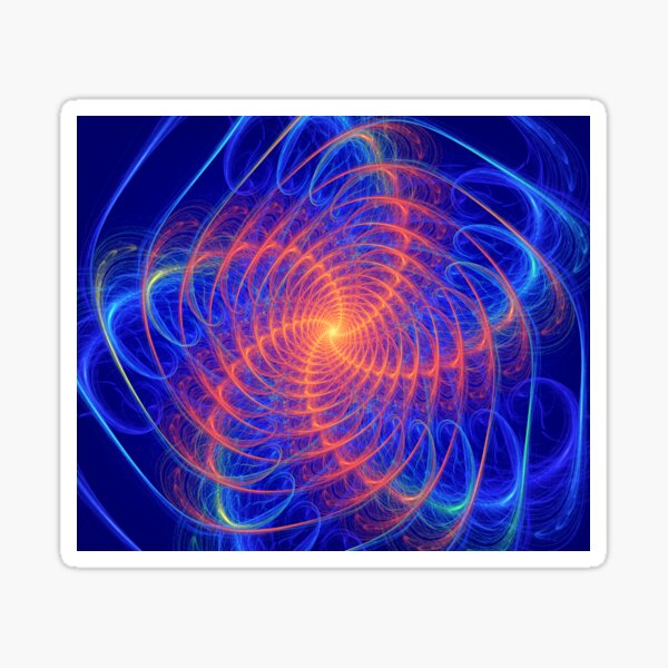 "Cooled Spiral" Sticker for Sale by burrburr17 | Redbubble