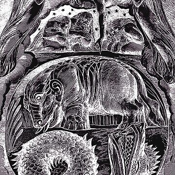 "William Blake Leviathan (Inverted Version) " Classic T-Shirt for Sale ...