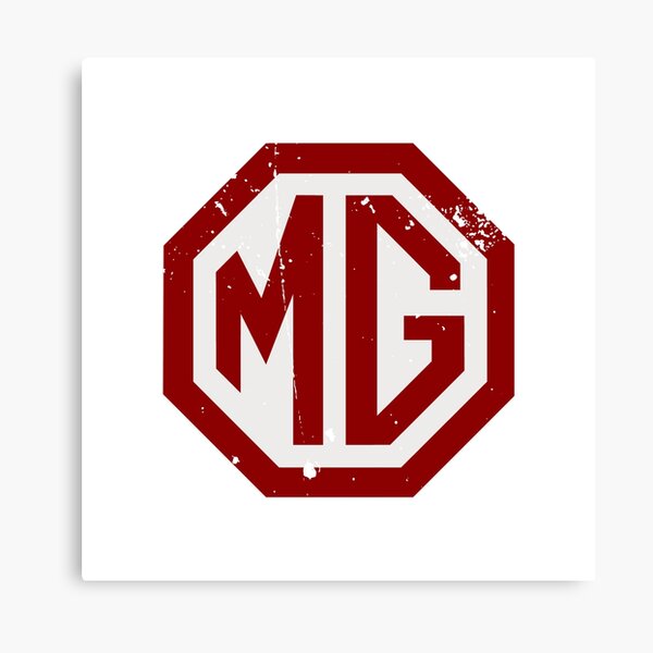 "MG Cars Logo" Canvas Print by Necrayosy | Redbubble