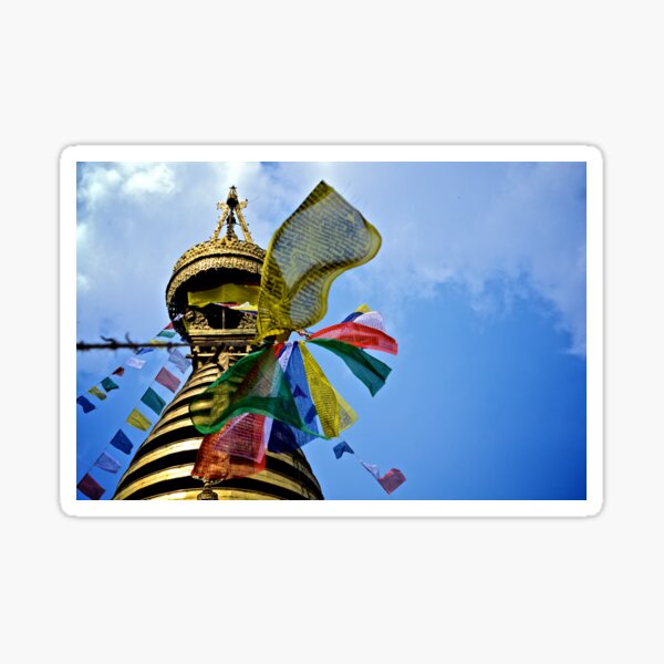 "Boudhanath Stupa" Sticker for Sale by bareri | Redbubble