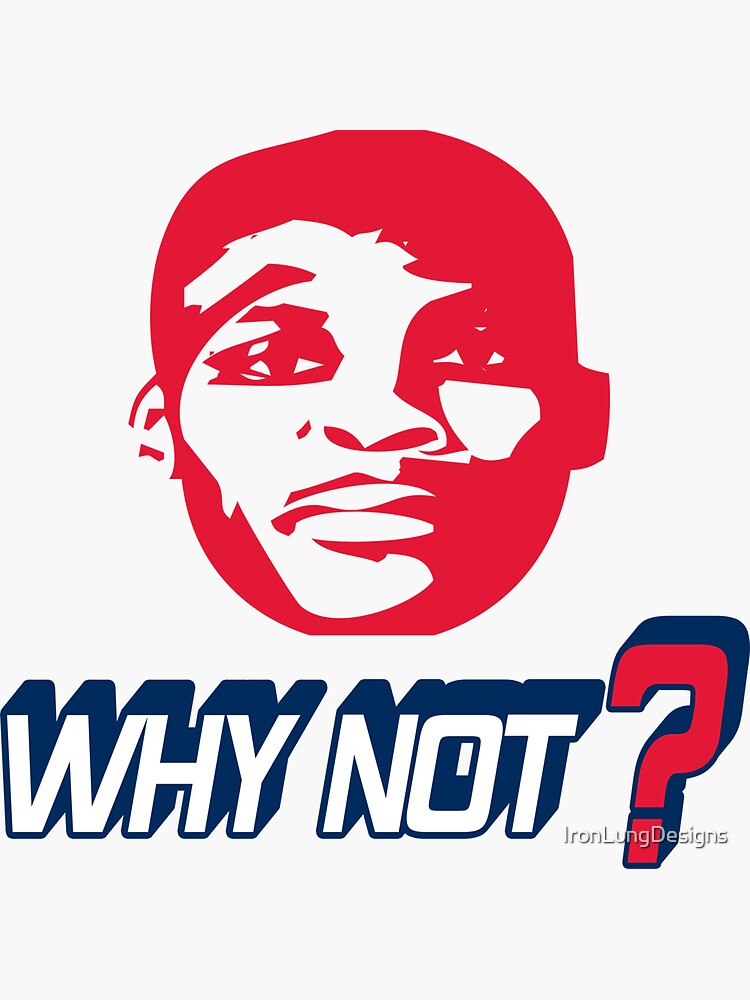 "Russell Westbrook Washington Wizards Why Not" Sticker for Sale by ...