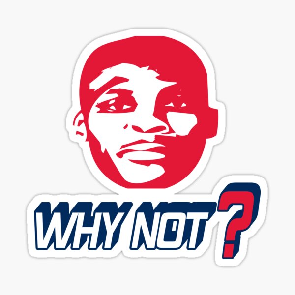 "Russell Westbrook Washington Wizards Why Not" Sticker for Sale by ...