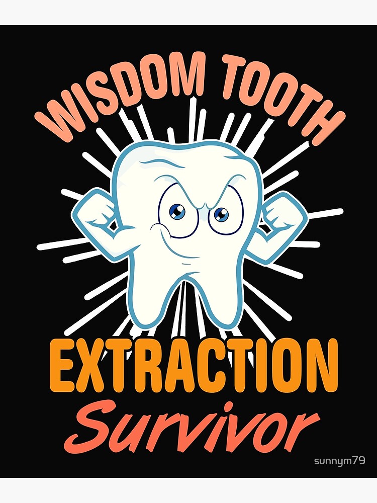 "Funny Dentist: Wisdom Tooth Extraction Survivor" Greeting Card for ...