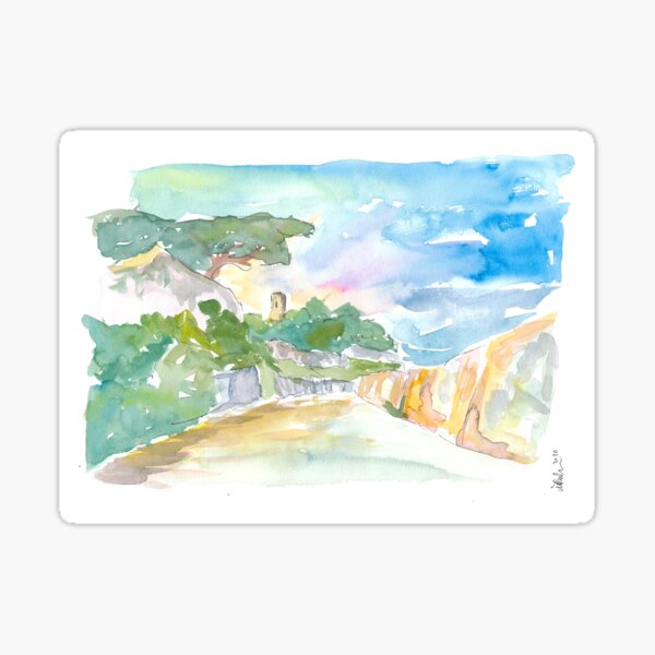 "Guernsey Channel Islands Walk in the Sun" Sticker for Sale by ...