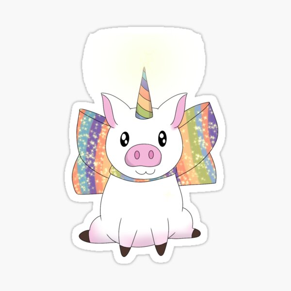 "Unipig" Sticker for Sale by KatchieMenchy | Redbubble