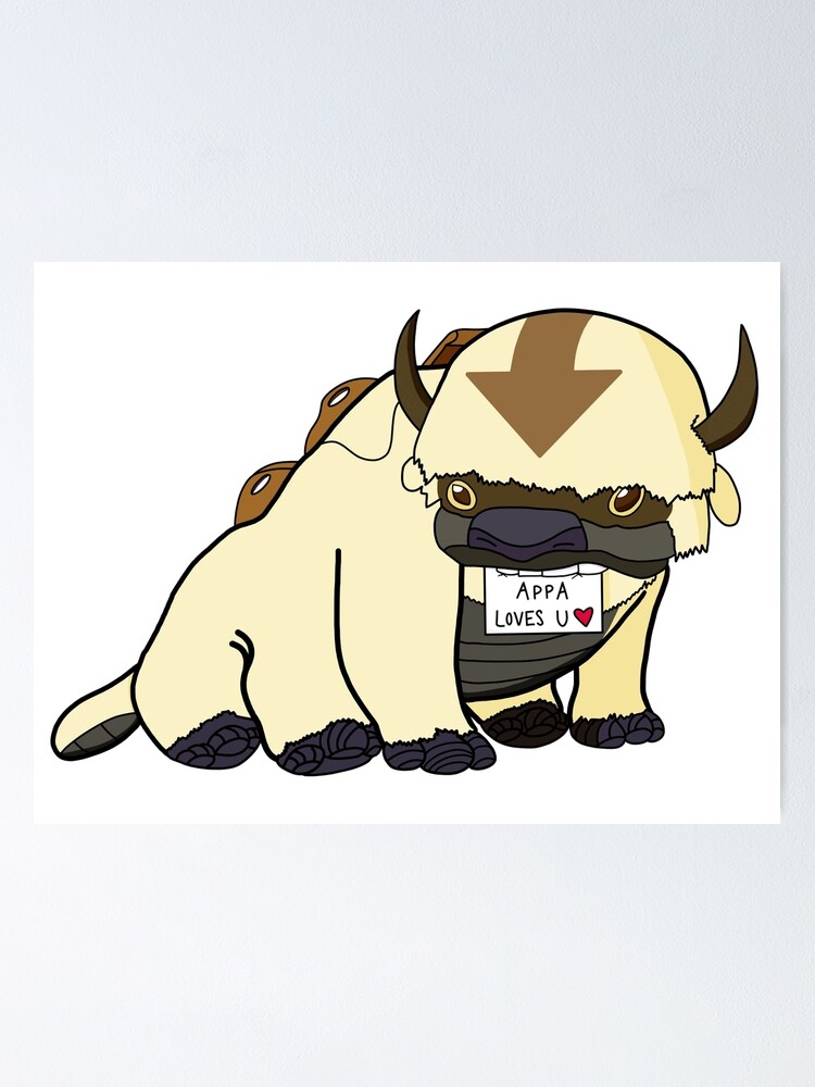 "Appa Loves U" Poster by HeyDvni | Redbubble