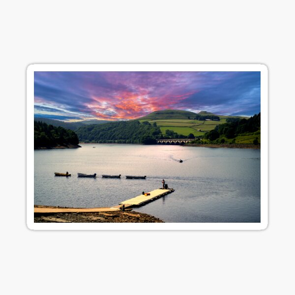 "Ladybower Reservoir " Sticker for Sale by Alisonchambers2 | Redbubble