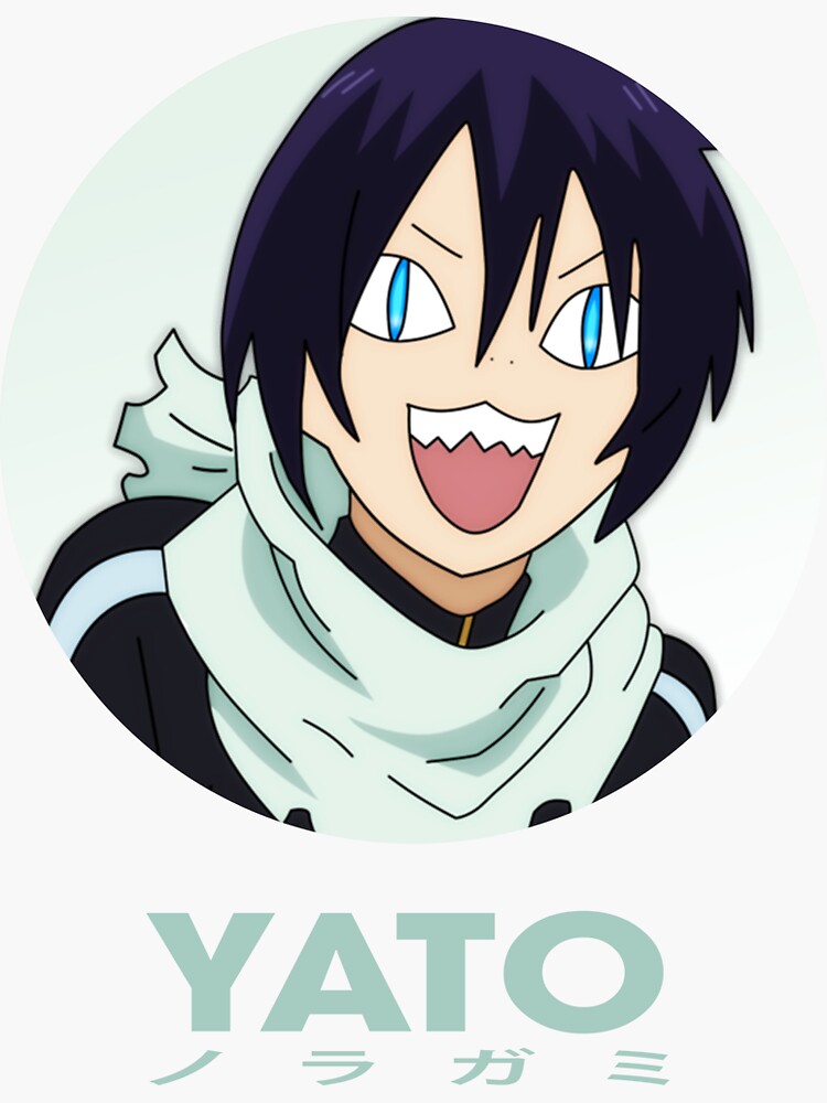 "smile yato anime noragami art gift for fans" Sticker for Sale by ...