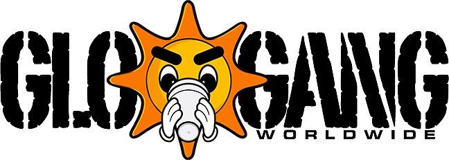 "Glo gang tee 1.0" Stickers by Ryglo | Redbubble