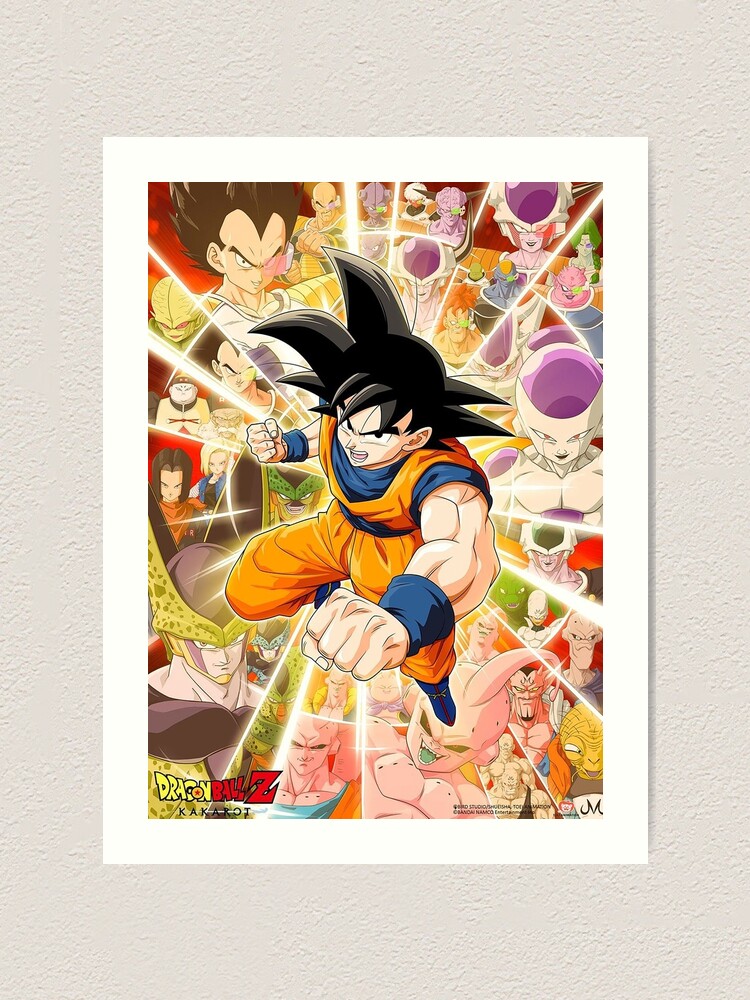 "Son Goku, Super Saiyan, DBZ Goku, Dragon Ball Z, Anime Poster" Art ...