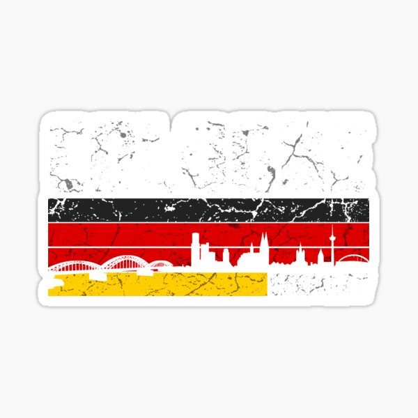 "Cologne Skyline Hometown Germany" Sticker for Sale by busydesign ...