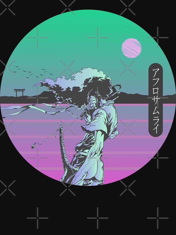 "Afro Samurai" T-shirt for Sale by Kayeee | Redbubble | afro samurai t ...