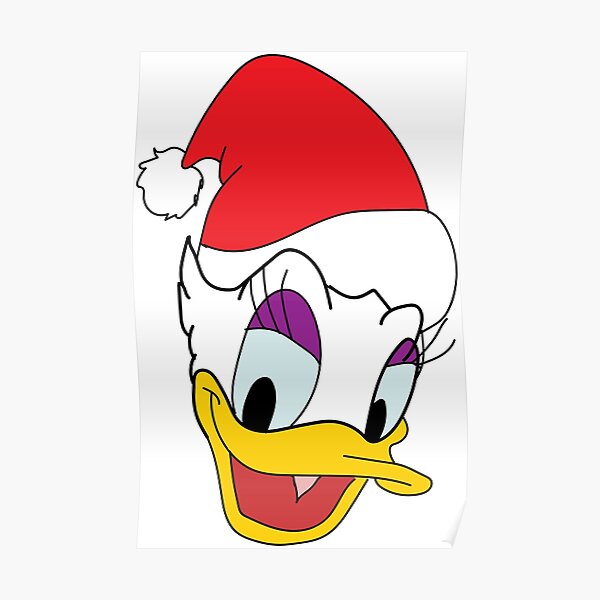 Póster «Feliz Navidad de Daisy Duck» de MAKROV | Redbubble