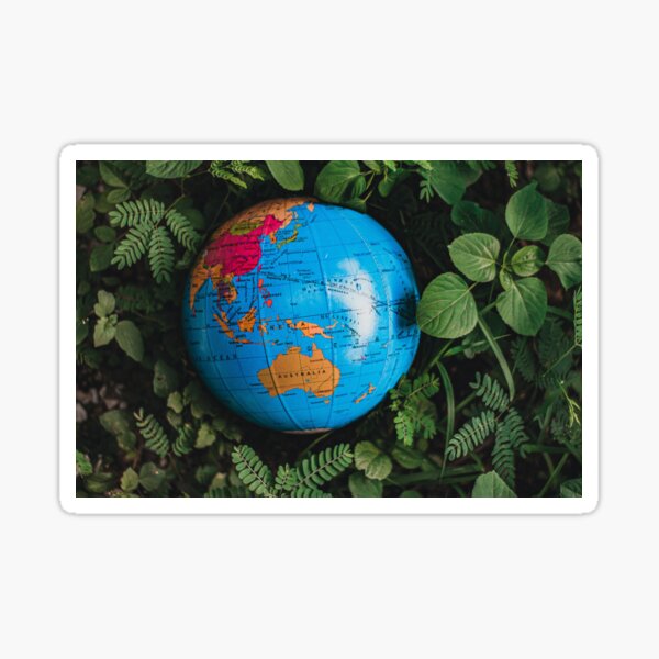 "Geography World MAP Aesthetic Designs * New Supernatural" Sticker for ...