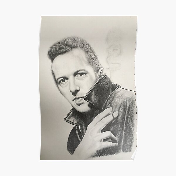 "Pencil drawing of Joe Strummer" Poster by GloriousArt1977 | Redbubble