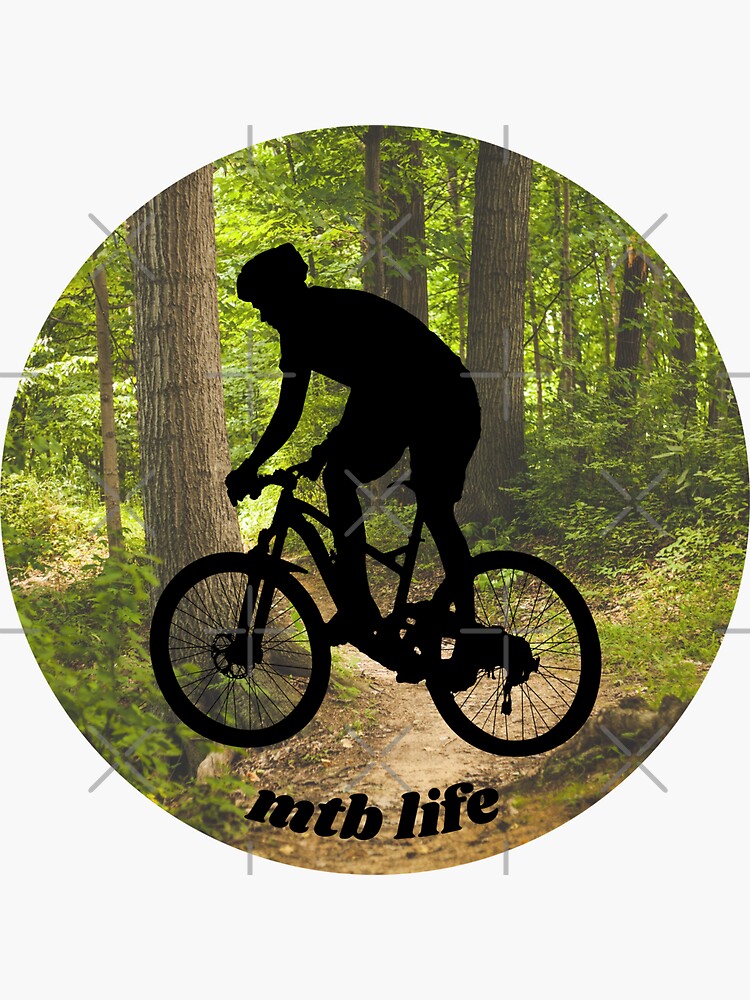 "MTB life" Sticker for Sale by NomadMessenger | Redbubble