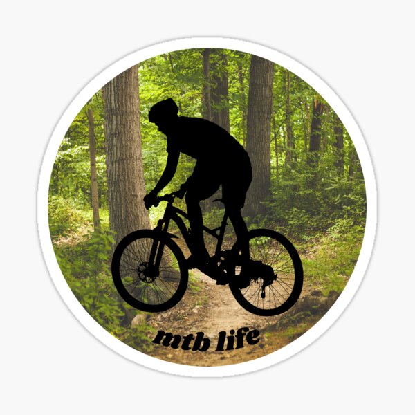 "MTB life" Sticker for Sale by NomadMessenger | Redbubble