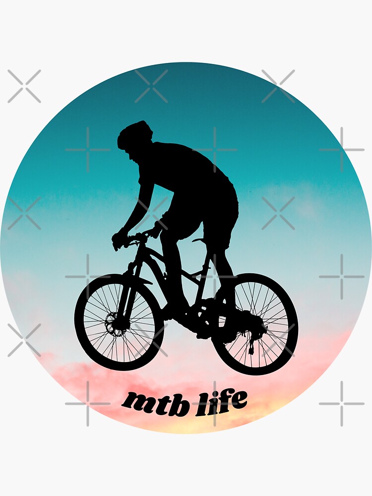 " MTB life" Sticker by NomadMessenger | Redbubble