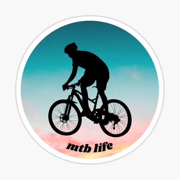 " MTB life" Sticker by NomadMessenger | Redbubble