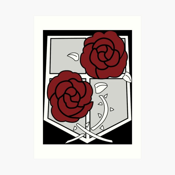 "Attack on Titan Garrison Regiment Symbol" Art Print by SRanabhat ...