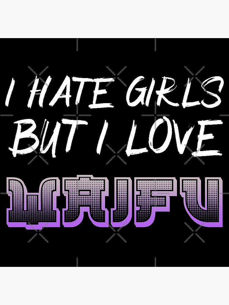 "Anime Girl Waifu" Poster by titanosdesign | Redbubble