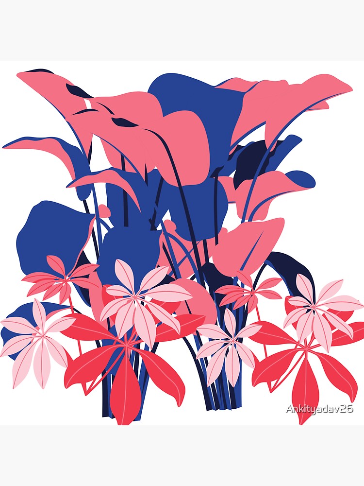 "bold foliage" Sticker by Ankityadav26 | Redbubble