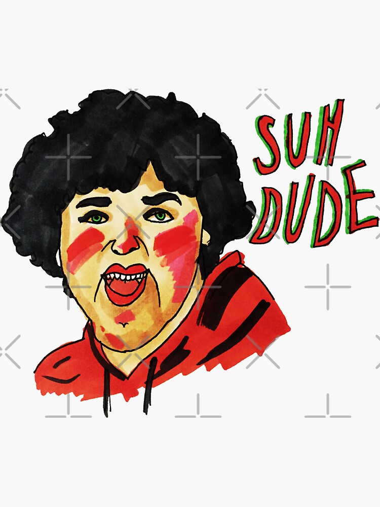 "'SUH DUDE' LINE DRAWING NICK COLLETTI" Sticker for Sale by ...