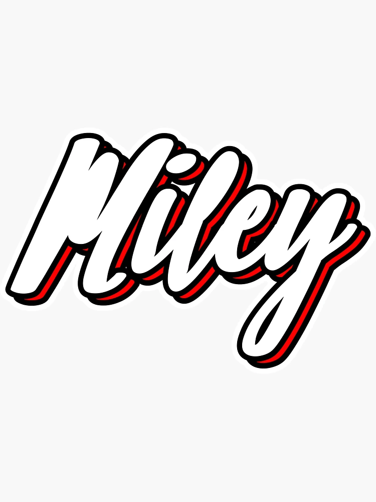 Miley Cyrus Name Logo