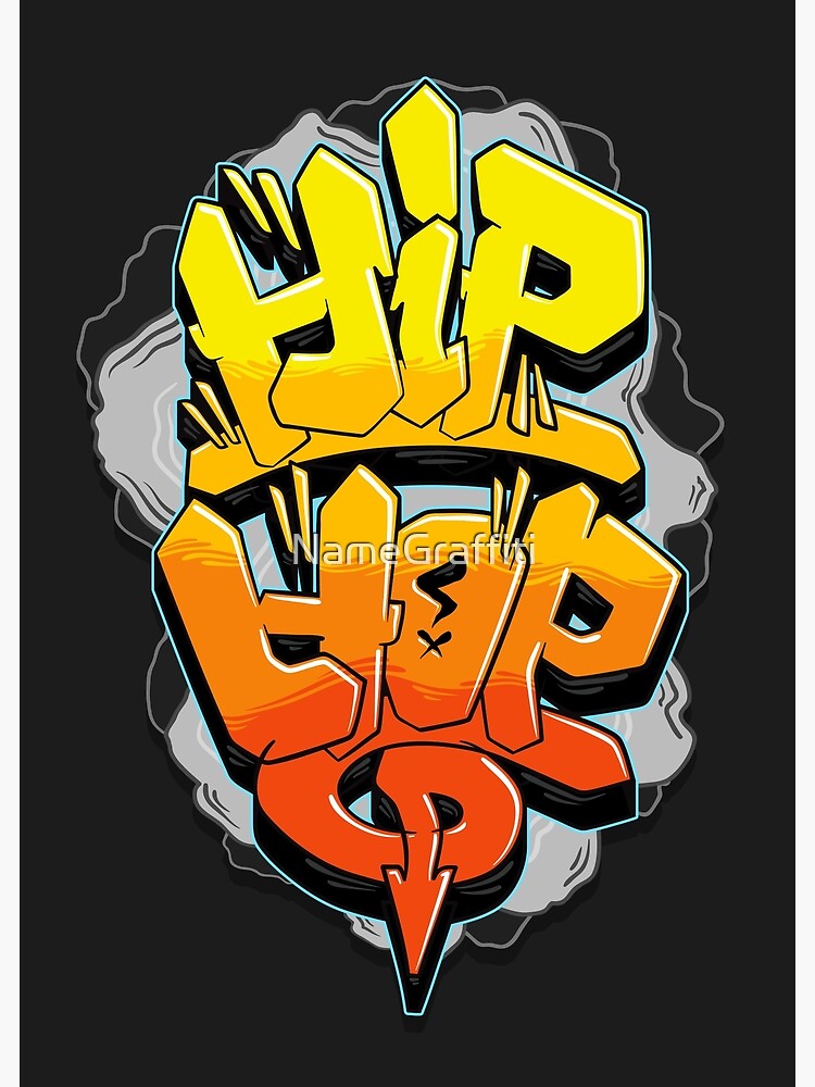 "Hip-Hop Graffiti lettering" Poster for Sale by NameGraffiti | Redbubble