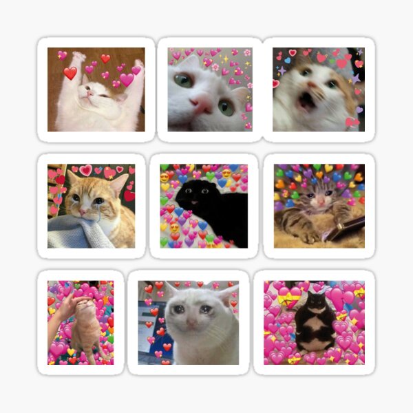 "Love meme pack 2" Sticker for Sale by Mandy-Kuijper | Redbubble