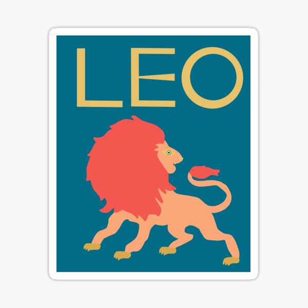 "Leo" Sticker for Sale by smcsherry | Redbubble